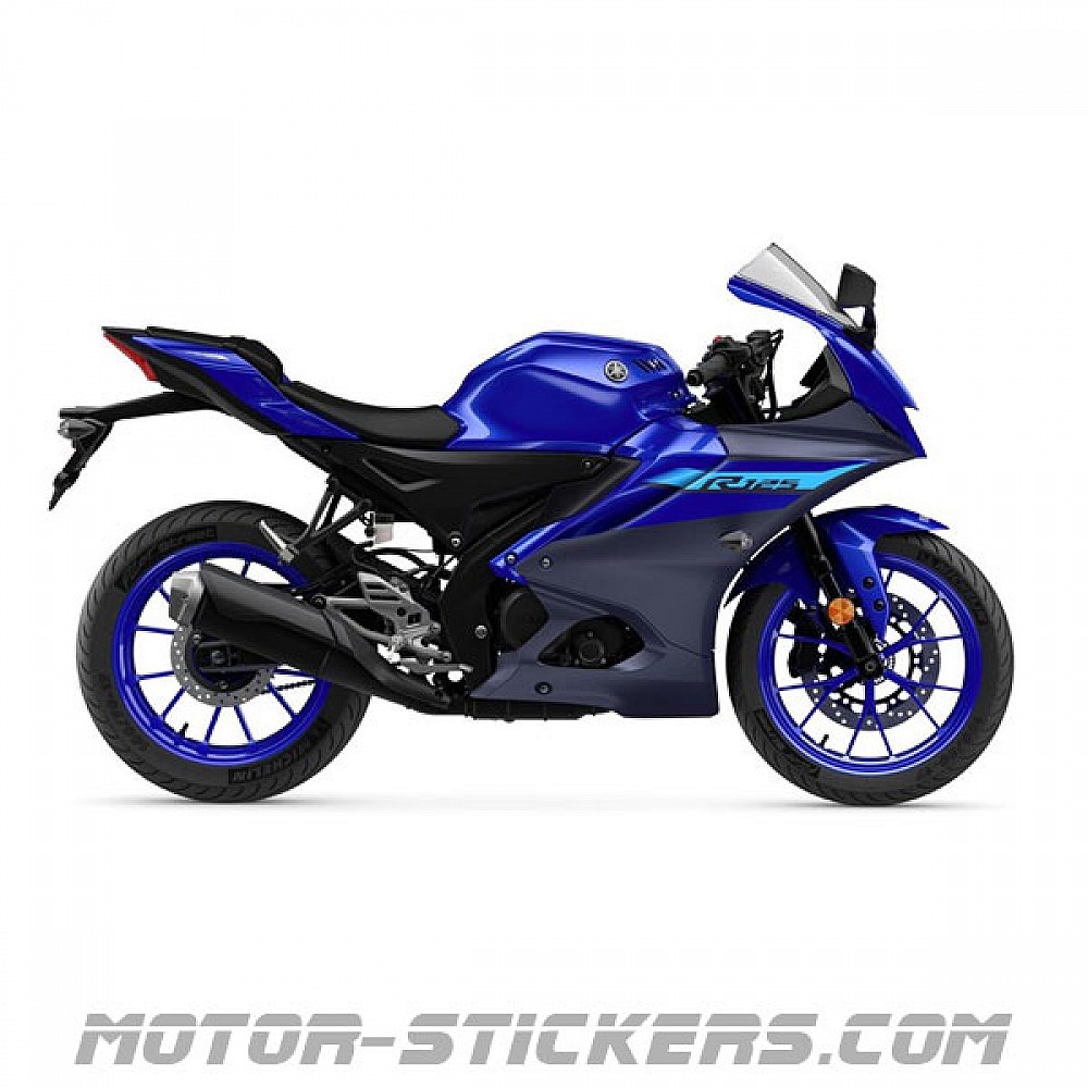 Yamaha YZF 125R 2024 pegatinas
